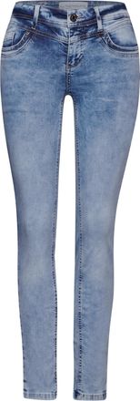 Street One Damen A378133 Jeans im Slim Fit, Light Blue Random Wash, 30W / 30L