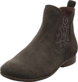 Think Think GUAD2 Damen chromfrei gegerbte nachhaltige Chelsea Boot Stiefelette, Mocca 3160, 38.5 EU