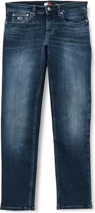 Tommy Jeans Scanton Slim AI1264 DM0DM21899, Denim (Denim foncé), 28W/30L, Denim (Denim foncé), 28 W/30 L