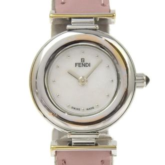 Fendi Montre en acier inoxydable Pre-owned - Femme - Pre-owned - Blanc - Taille: ONE Size