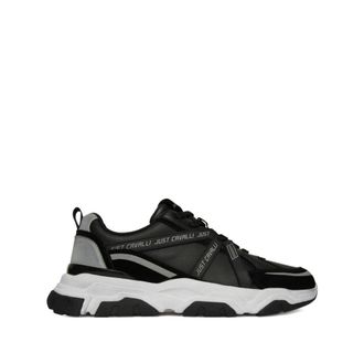 Just Cavalli Homme, Chaussures, Noir, Taille: 42 EU Baskets avec logo