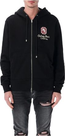 Amiri Homme, Sweatshirts et sweats &agrave; capuche, Noir, Taille: M MA Chateau Zip Sweat &agrave; capuche