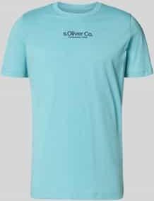 s.Oliver Red Label Regular Fit T-Shirt aus reiner Baumwolle