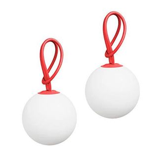 Fatboy Bolleke Lot de 2 lampes suspendues Rouge