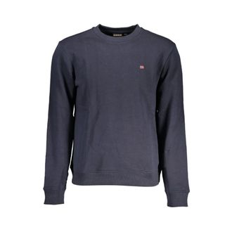 Napapijri Blauer Baumwoll Herren Pullover - - Sweatshirts & Hoodies - Herren - Blau - M