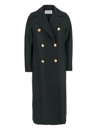 Harris Wharf London manteau Military à boutonnière croisée - Vert