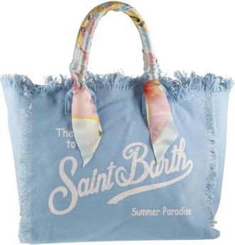 MC2 Saint Barth Femme, Sacs, Bleu, Taille: ONE Size Vanity Foulard