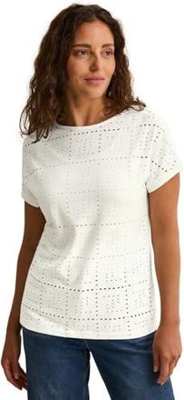 Cecil T-Shirt pour Femme, Vanilla White, S