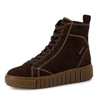 Tamaris Bottines plates en dentelle pour femme 1-25205-45, moka, 39 EU