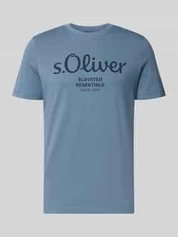 s.Oliver Red Label Regular Fit T-Shirt aus reiner Baumwolle