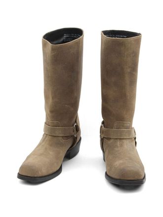 Golden Goose Suede Harness Boot - Beige