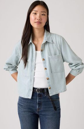 Levi's Tini Utility Shirt langarm - Damen - Blau / Blau