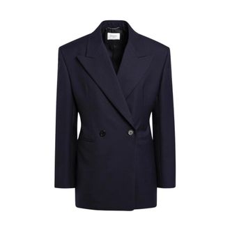 Saint Laurent Veste crois&eacute;e sans B - - Jackets - Herren - Blau - L