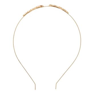 Red Valentino Femme, Accessoires, Jaune, Taille: ONE Size Elegant Metal Hairband