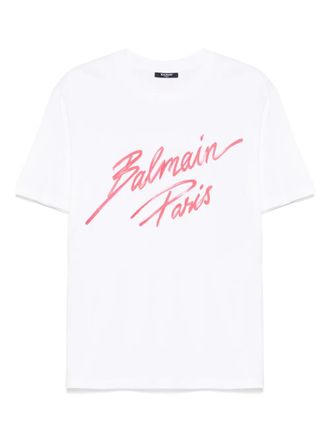 Balmain t-shirt Crush Capsule - Blanc