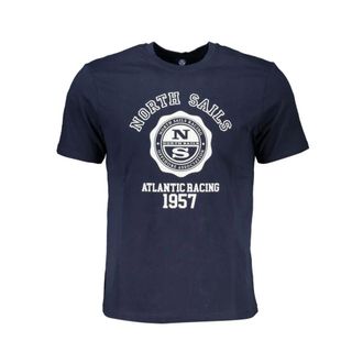 North Sails Cotton T-Shirt - - Tops - Herren - Blau - 2XL