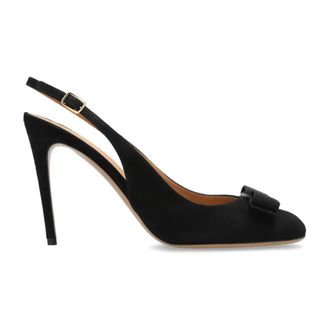 Ferragamo Femme, Chaussures, Noir, Taille: 40 1/2 EU Vibily 95 Escarpins