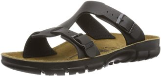 Birkenstock Classic Sofia Birko-Flor, Damen Pantoletten, Schwarz (Schwarz), 41 EU, Black 263123