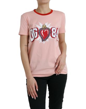 Dolce & Gabbana Dg84 Flaming Heart T-Shirt