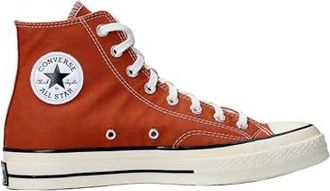 Converse Chuck 70 Chaussures montantes unisexes -Pointure 43, Couleur : Orange/marron/chouette hulotte/aigrette/noir-orange., marron, 13 Women/11 Men