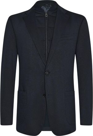 Joop Jersey-Sakko mit heraustrennbarer Steppblende, Slim Fit in