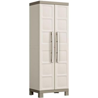 Keter Lagerschrank mit Einlegeböden Excellence Beige und Taupe 182 cm Keter
