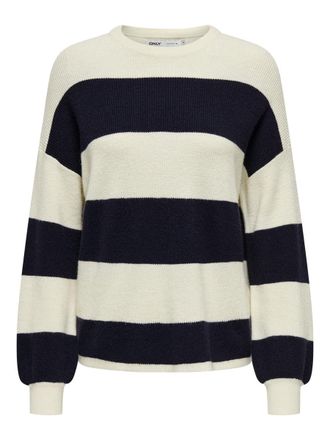 Only ONLATIA L/S Stripe Pullover KNT NOOS