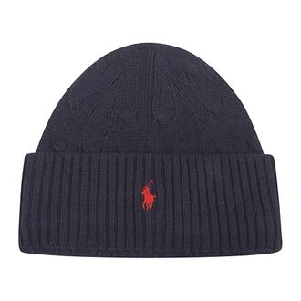Ralph Lauren Sweater Hat - unisex - Accessoires - Bleu - Taille: L/Xl