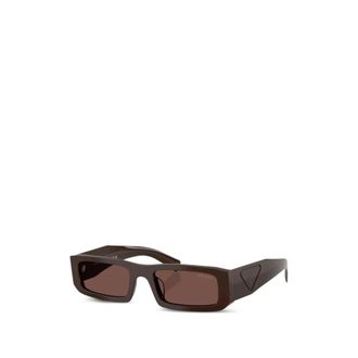 Prada Triangle-Logo Sonnenbrille - - Accessories - Herren - Lila - 54 MM