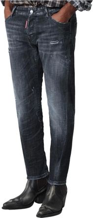 Dsquared2 Homme, Jeans, Noir, Taille: XL Slim Twist Jeans