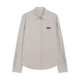 Miu Miu Camicia - - Blouses & Shirts - Damen - Grau - S