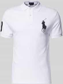 Polo Ralph Lauren Shaped Fit Poloshirt aus reiner Baumwolle