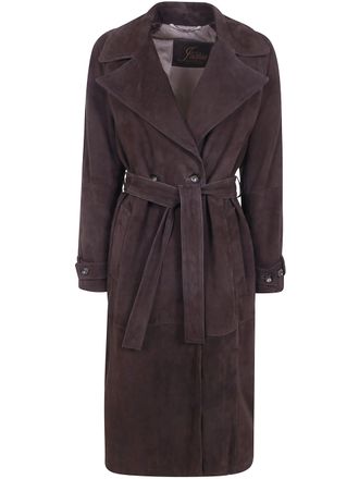 The Jackie Leathers Suede Trench Coat Peacefull