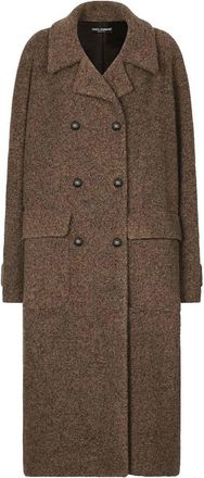 Dolce & Gabbana Kurzer Mantel - Weiß