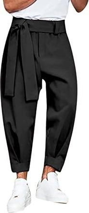 Generic Pantalon de loisirs pour homme - Pantalon de sport long en polyester uni - Pantalon long tendance avec poches - Pantalon dext&eacute;rieur respirant - Pantal