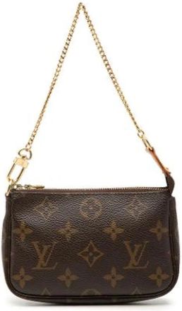 Louis Vuitton Pre-owned Mini Pochette Accessoires - Femme - Pre-owned - Brun - Taille: ONE Size