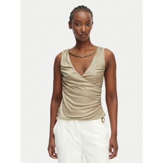 Guess Top G6GP11 K3617 Beige Slim Fit