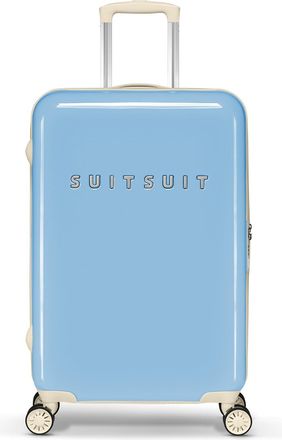 SuitSuit Koffer Groß 66 cm - Leicht Hartschalen Reisekoffer mit Rollen - TSA-Schloss - 59 L - Fabulous Fifties Chambray Blue