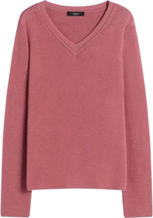Max Mara Femme, Pulls, Rose, Taille: 40 FR Links Knit Sweater