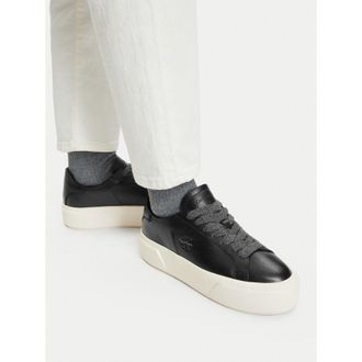 Calvin Klein Sneakers Calvin Klein Flatform Laceup Lth Wl HW0HW03229 Schwarz