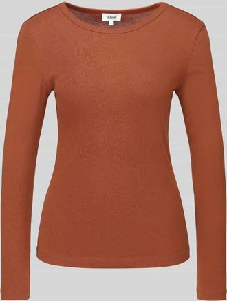 s.Oliver Red Label Longsleeve mit Rollsaum-Details