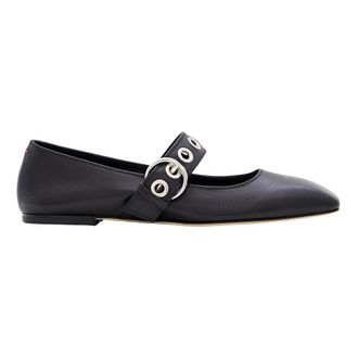 Aeyde Uma Ballerinas mit &Ouml;sen - - Shoes - Damen - Schwarzk - 37 EU
