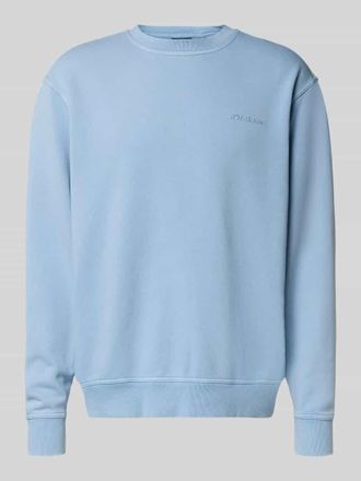 Dickies Sweatshirt mit Label-Stitching und Rundhalsausschnitt