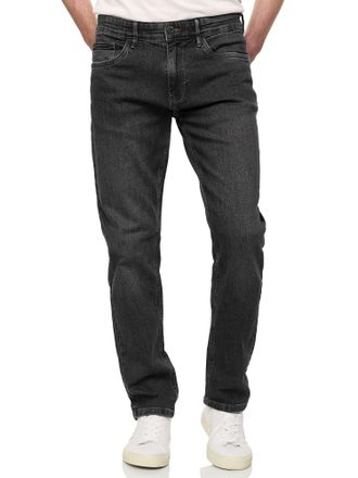 Indicode Herren Texas Jeanshose aus Baumwoll-Mischung mit Stretch | Denim Herrenjeans Dirt Wash, 32/30