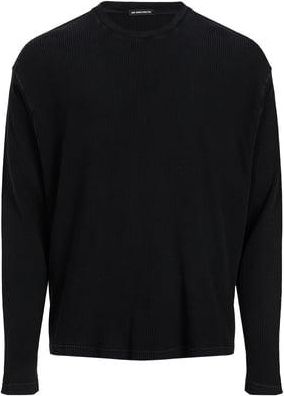 Ann Demeulemeester T-shirt ample col rond gaufr&eacute;