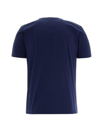 Paul & Shark Mens T-Shirt Jersey Shark Embroidery Blue Cotton T-Shirts And Polos