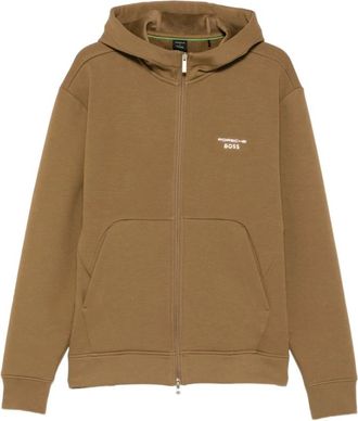 HUGO BOSS SweaT-shirt zipp&eacute; Icons70 - Homme - Sweatshirts et sweats &agrave; capuche - Vert - Taille: XL