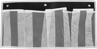 Lurrose Fach Schuhaufbewahrung Hängend aus Atmungsaktivem Vliesstoff mit Netzfächern Wand Bettseitig Montierbar für Wohnmobil und Reisemobil Nasse Schuhe Luft