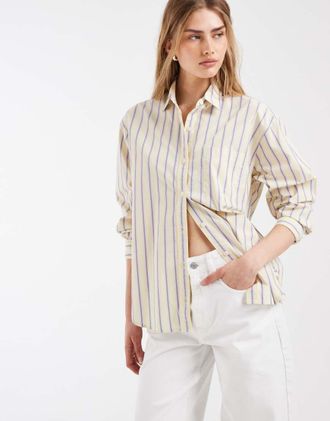Levi's Harlie - Chemise boyfriend &agrave; rayures - Jaune