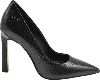 Michael Kors Hohe Schuhe - Pointed-Toe Black Stiletto Shoes - Gr. 7_5 - in Schwarz - f&uuml;r Damen